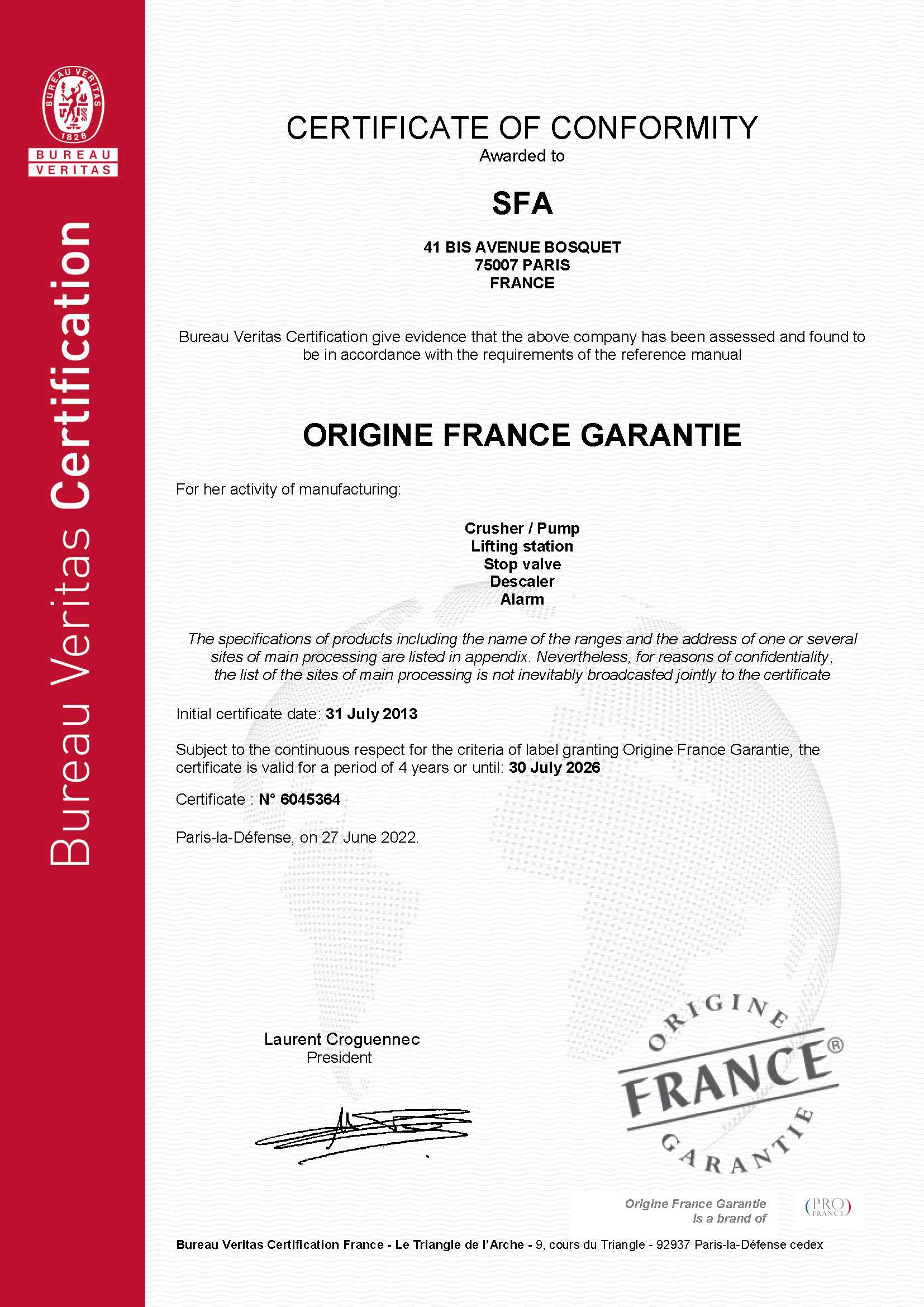 CSRへの取り組み | SFA Japan